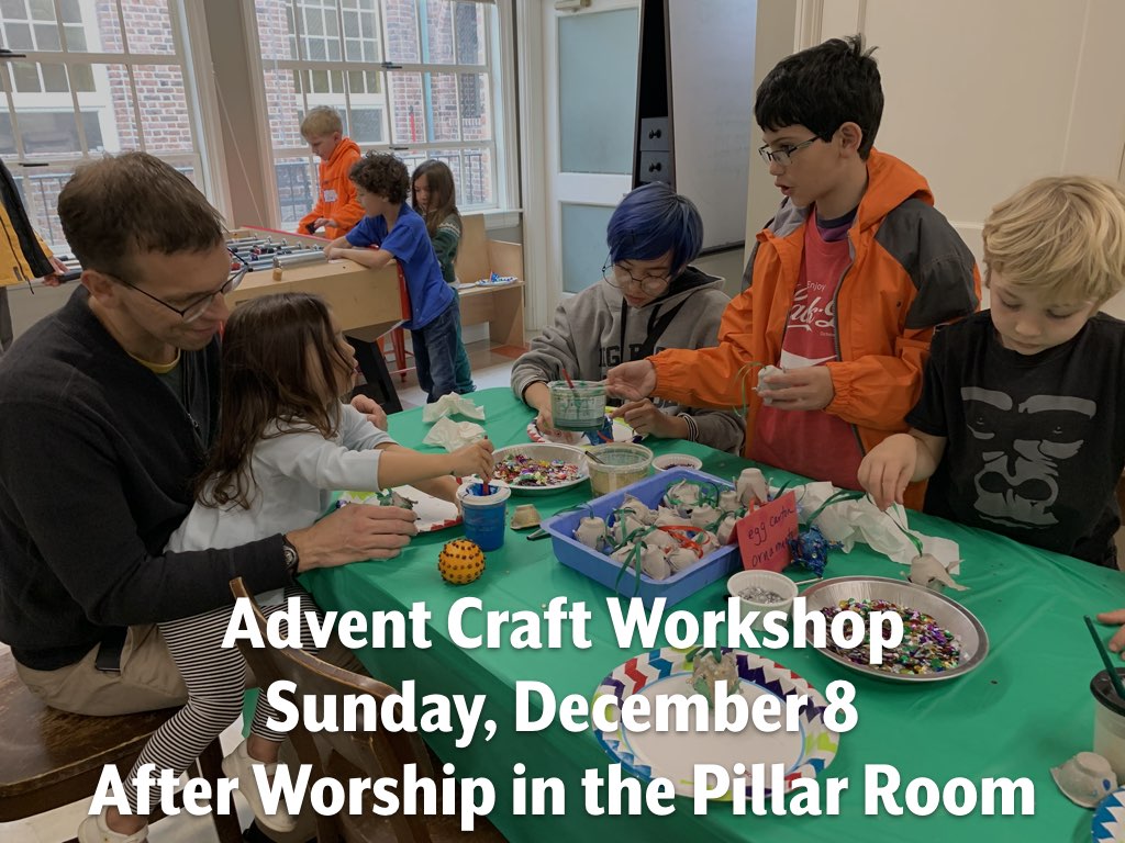 Advent Craft Workshop - First Church Berkeley UCC