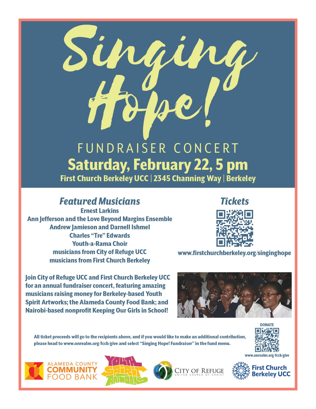 Singing Showcase Flyer