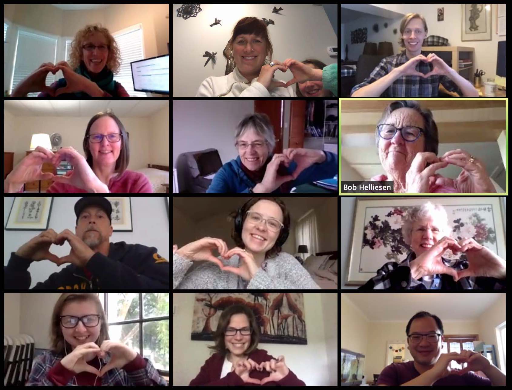 Love from the Staff Meeting on Zoom - First Church Berkeley UCC