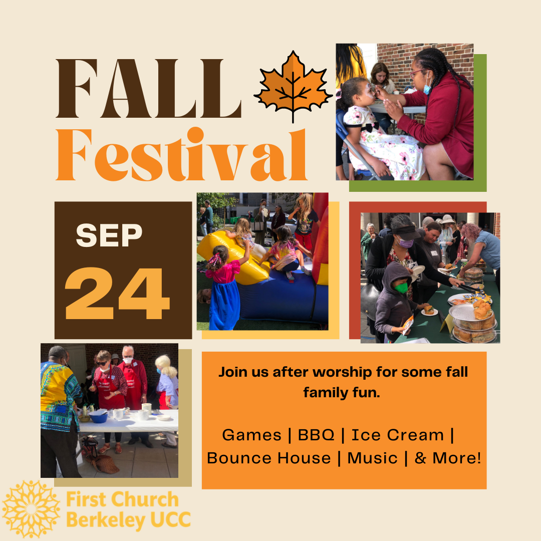 Fall Festival Sunday - First Church Berkeley UCC