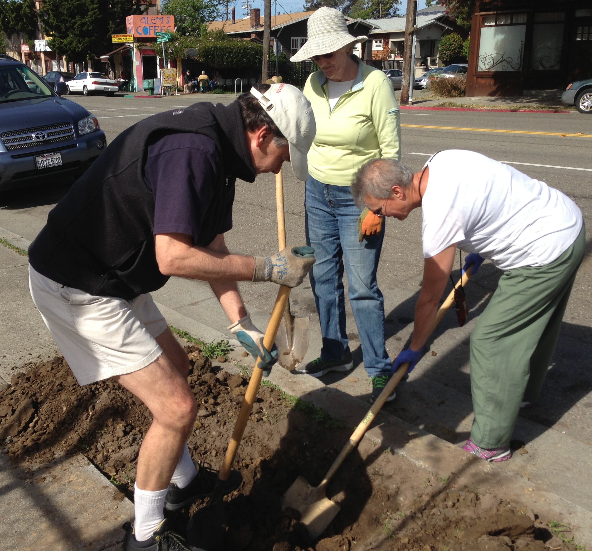 Tree Planting for Earth Day - First Church Berkeley UCC
