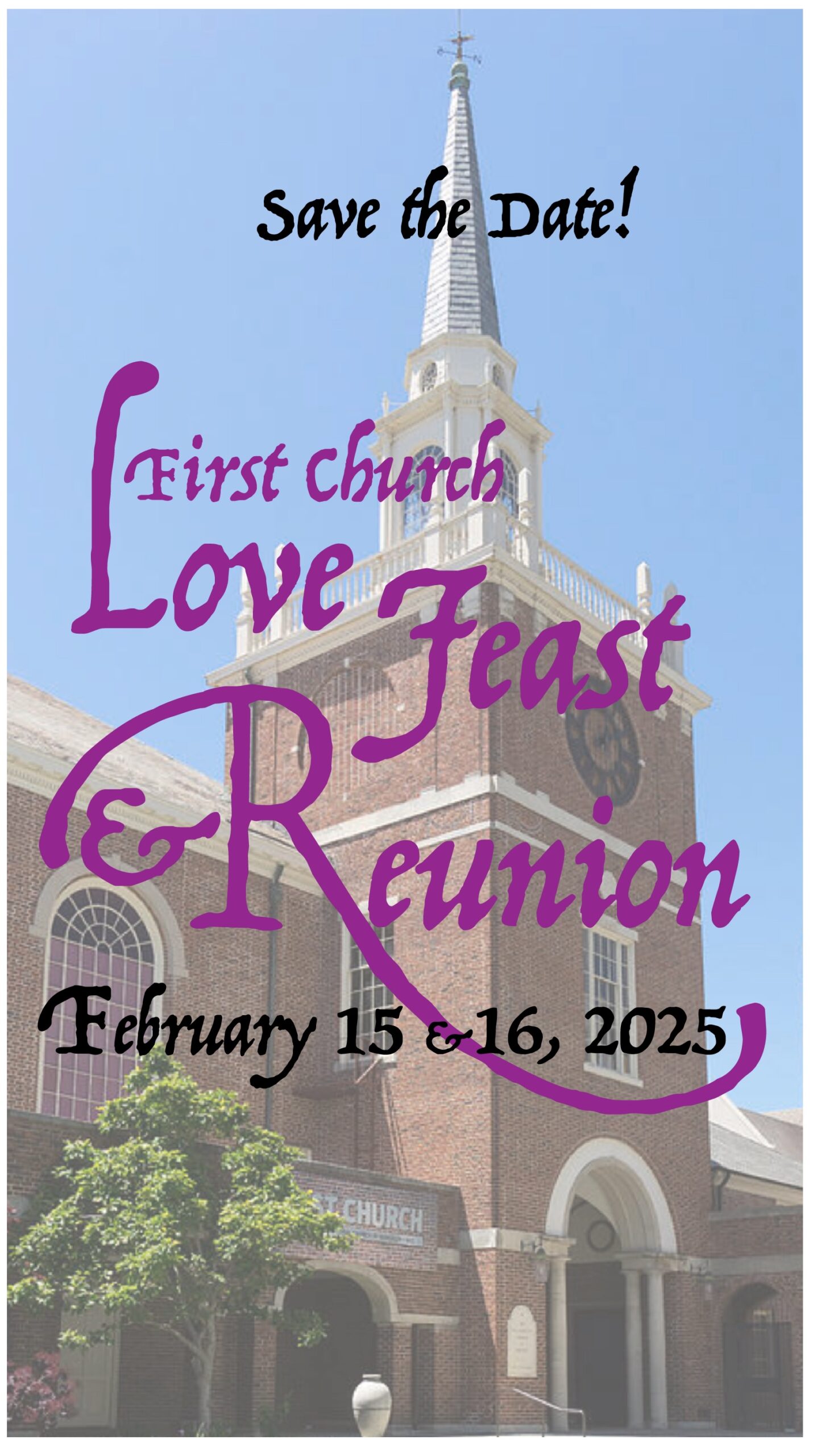February Love Feast & Reunion - First Church Berkeley UCC